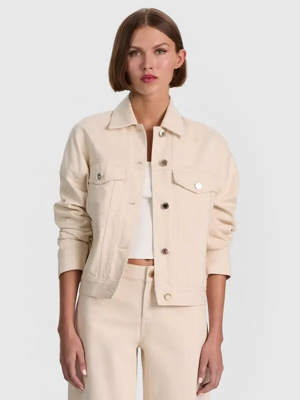 Alice + Olivia Jesse Oversized Denim Jacket