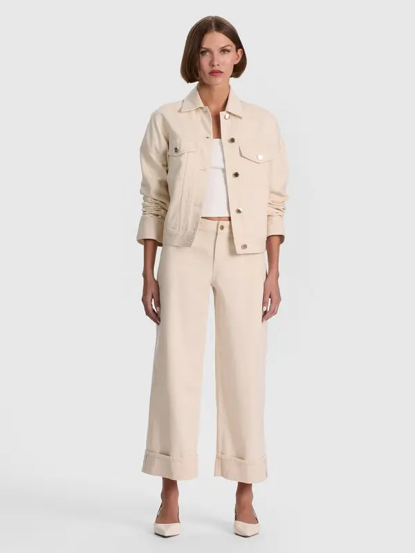 Alice + Olivia Jesse Oversized Denim Jacket