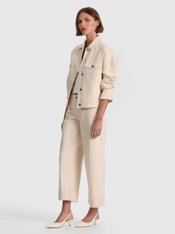 Alice + Olivia Jesse Oversized Denim Jacket