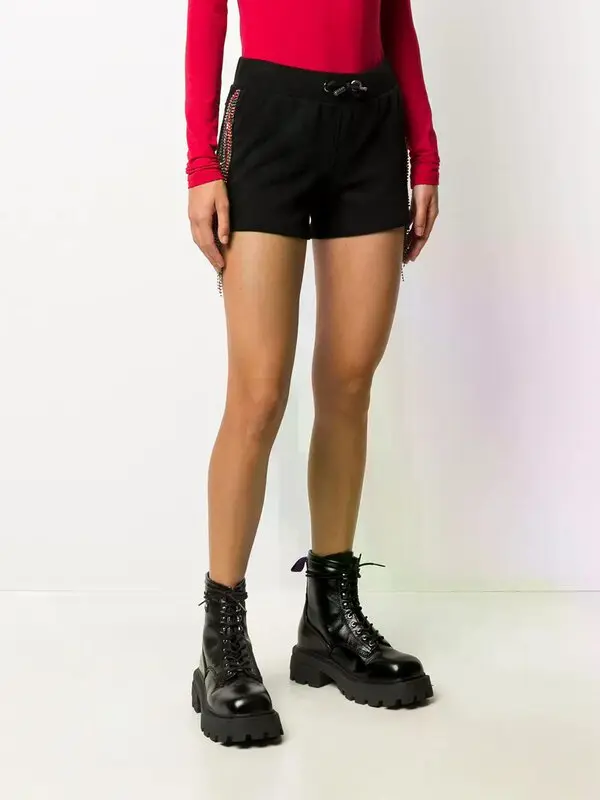 Philipp Plein Logo Drawstring Shorts