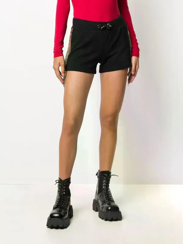 Philipp Plein Logo Drawstring Shorts