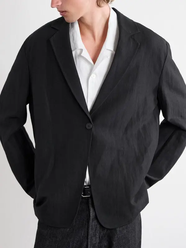 Studio Nicholson Denison Linen And Wool-blend Suit Jacket