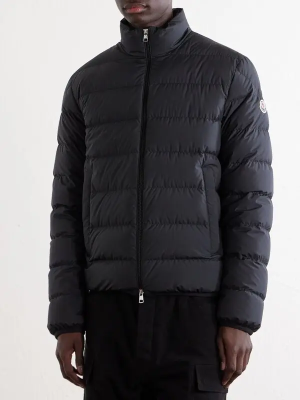 Moncler Baudinet Quilted Shell Down Jacket - Black