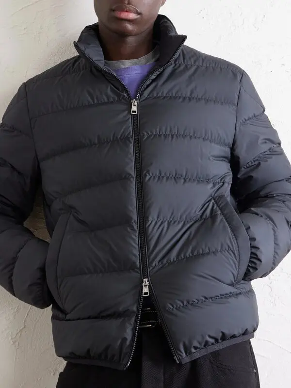 Moncler Baudinet Quilted Shell Down Jacket - Black