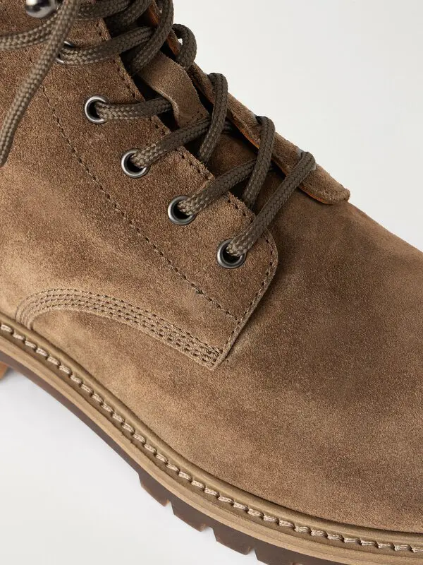 Officine Creative Boss 002" Suede Lace-up Boots