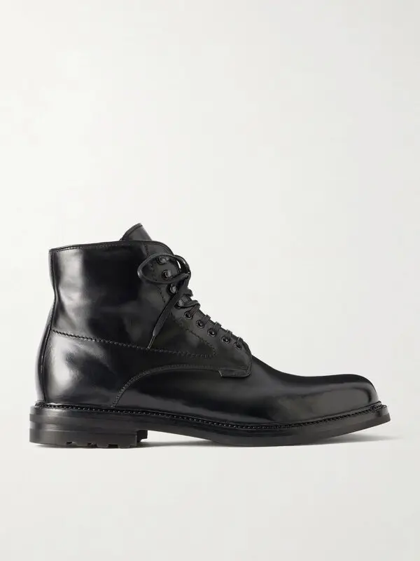 Officine Creative Aston 003 Lace-up Leather Boots - Black