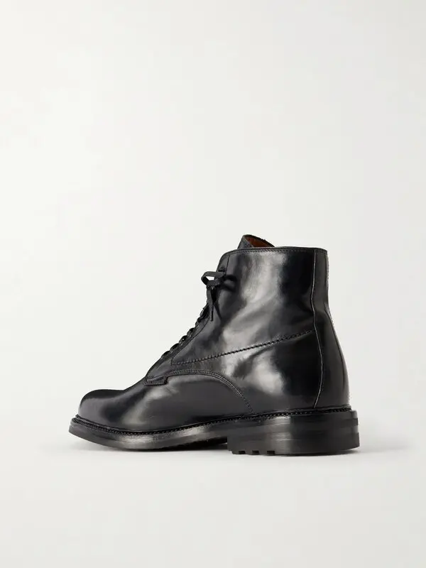Officine Creative Aston Flexi 003 Lace-up Leather Boots - Black