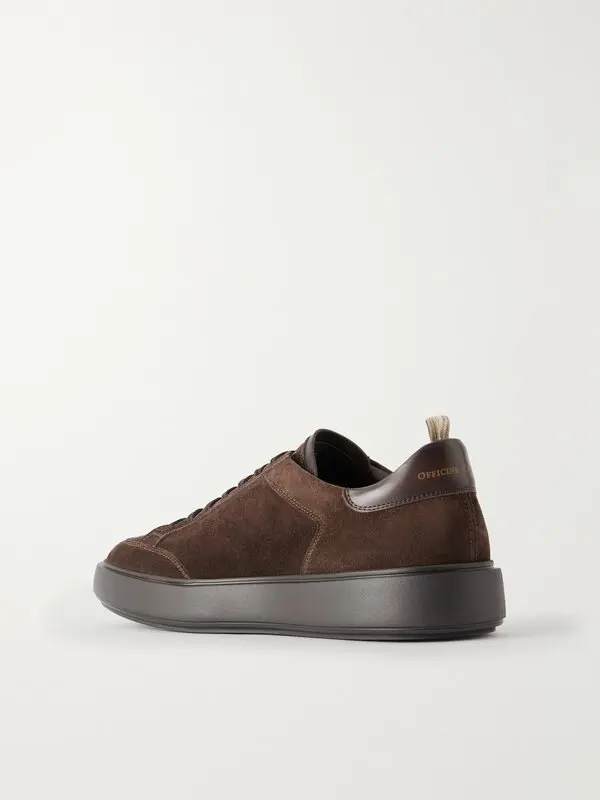 Officine Creative Sequel 001 Suede Lace-up Sneakers