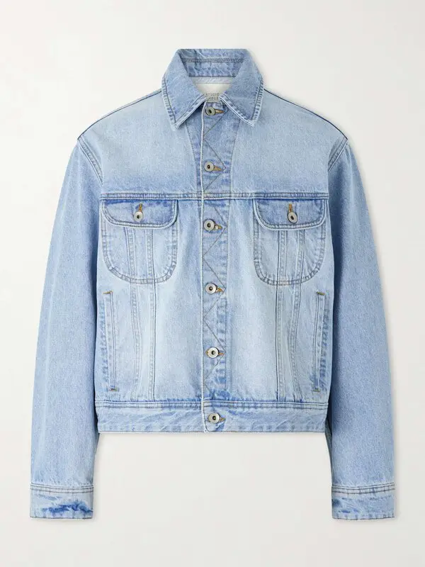 Studio Nicholson Derby Cropped Denim Jacket