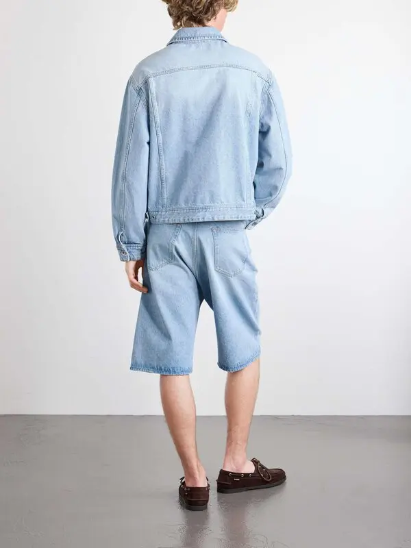 Studio Nicholson Derby Cropped Denim Jacket