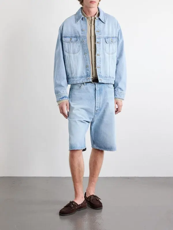 Studio Nicholson Cropped Denim Jacket