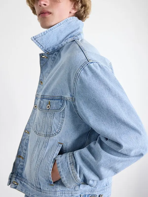 Studio Nicholson Cropped Denim Jacket