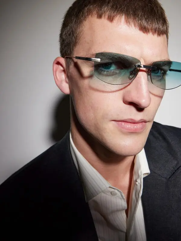 Dita Trysim.75 Square-frame Gold And -tone Titanium Sunglasses