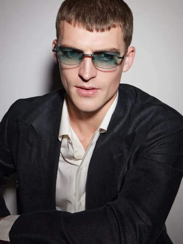 Dita Trysim.75 Square-frame Gold And -tone Titanium Sunglasses