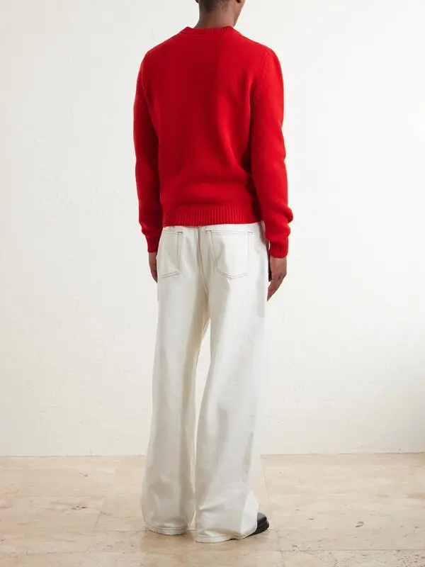 JIL SANDER Wool Crew Neck Sweater