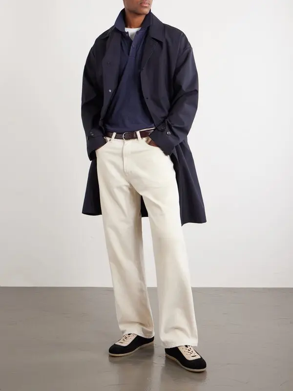 Sease Cotton And Cashmere-blend Jersey Polo Shirt