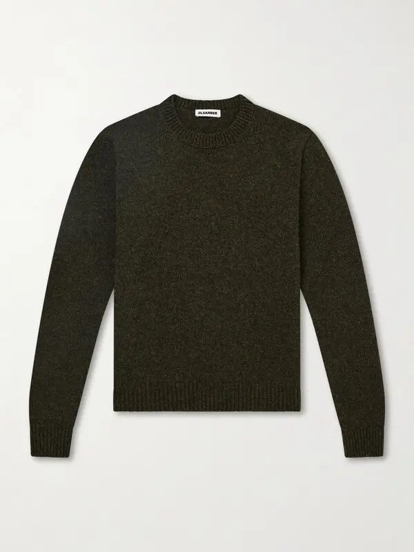 JIL SANDER Wool Sweater - Green