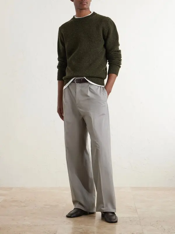 JIL SANDER Crew Neck Wool Sweater