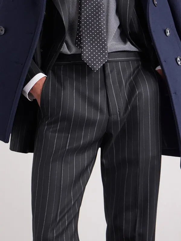 TOM FORD Straight-leg Pinstriped Wool-twill Suit Trousers