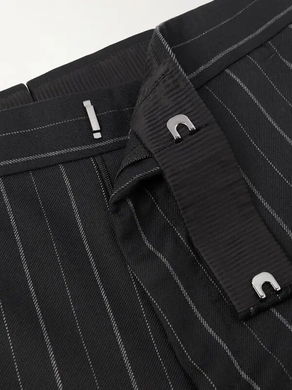 TOM FORD Straight-leg Pinstriped Wool-twill Suit Trousers
