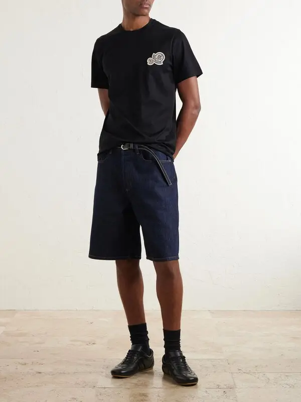 Moncler Logo-appliquéd Cotton-jersey T-shirt