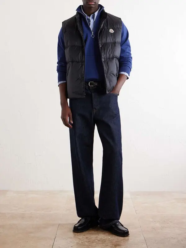 Moncler Logo-appliquéd Quilted Shell Down Gilet
