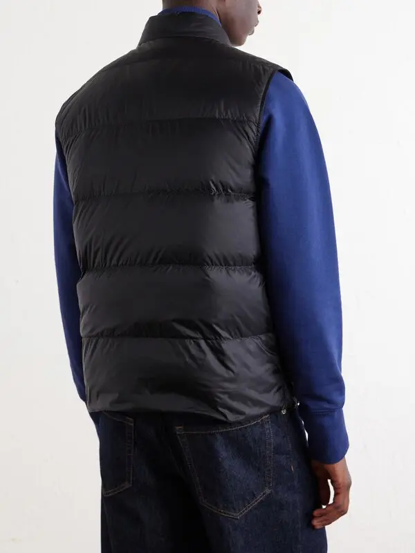 Moncler Logo-appliquéd Quilted Shell Down Gilet