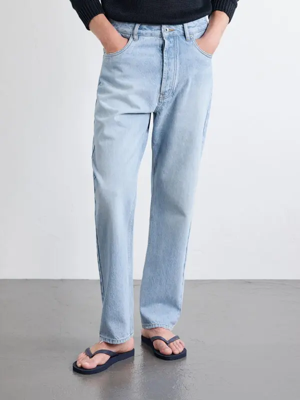 Studio Nicholson Riso Straight-leg Jeans - Blue