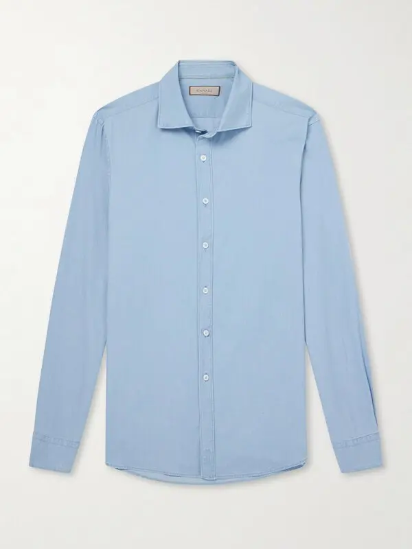 Canali Denim Shirt - Blue