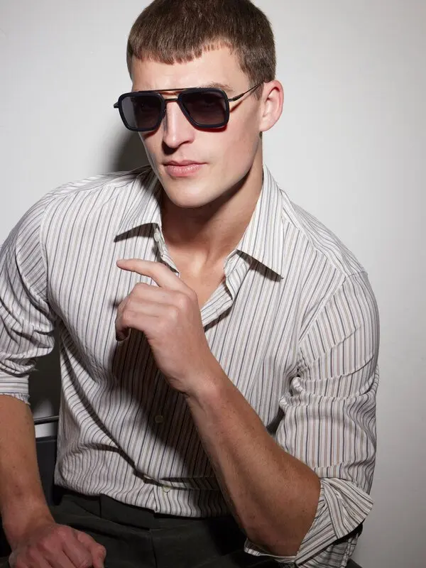 Dita Flight.006 Aviator-style Titanium And Acetate Sunglasses