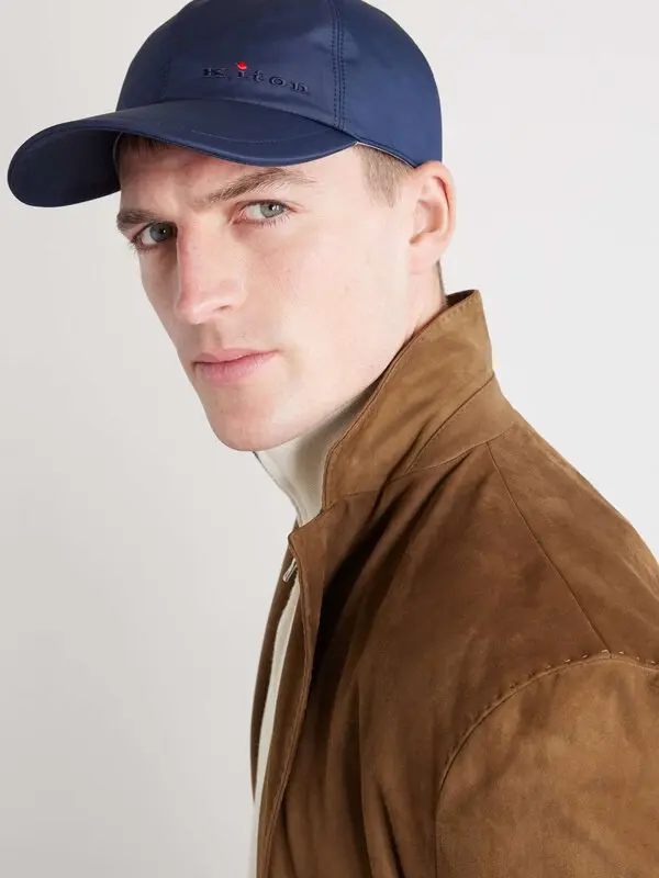 Kiton Logo-embroidered Shell Cap