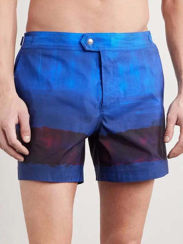 TOM FORD Straight-leg Mid-length Swim Shorts