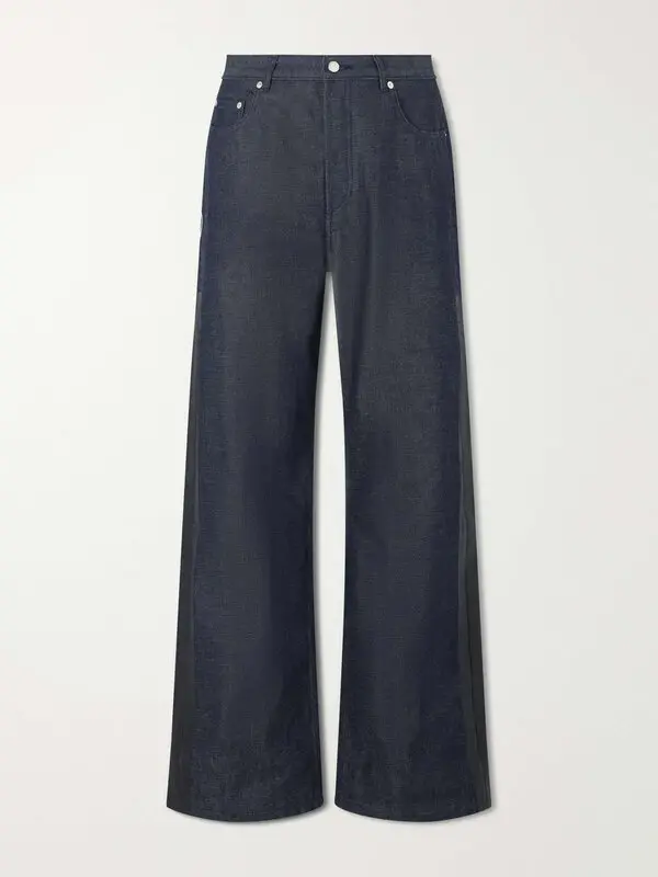 A.p.c. Fragment Sally Straight-leg Printed Jeans - Blue