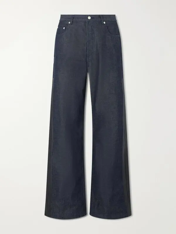 A.p.c. Fragment Sally Straight-leg Printed Jeans - Blue