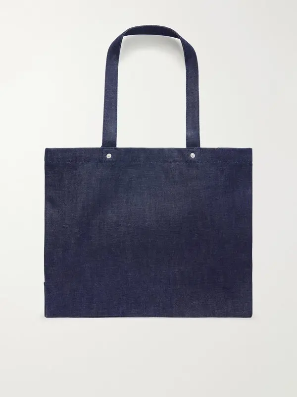 A.p.c. Fragment Logo-print Canvas Tote Bag