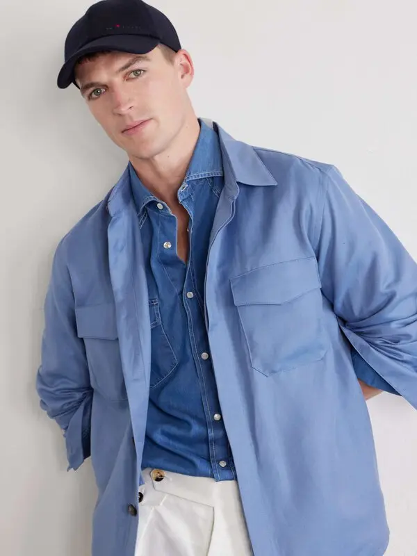 Kiton Logo-embroidered Cashmere Cap