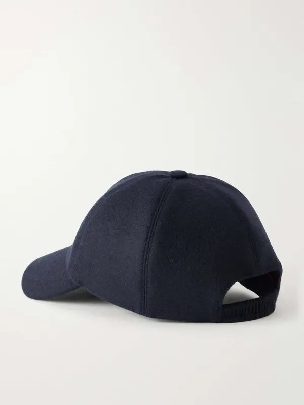 Kiton Logo-embroidered Cashmere Cap