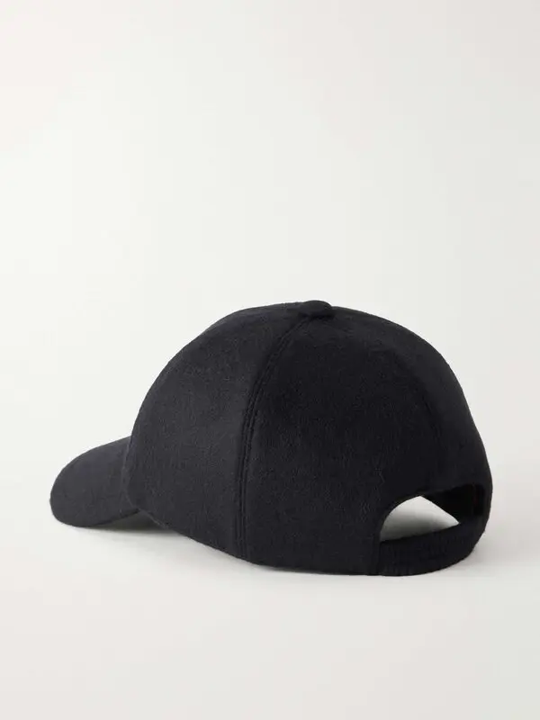 Kiton Logo-embroidered Cashmere Cap