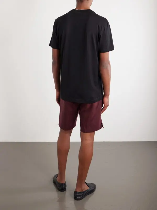 Dolce & Gabbana Logo-appliquéd Cotton-jersey T-shirt
