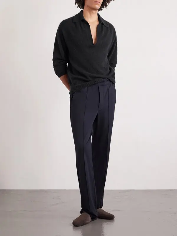 TOM FORD Cashmere And Silk-blend Polo Sweater