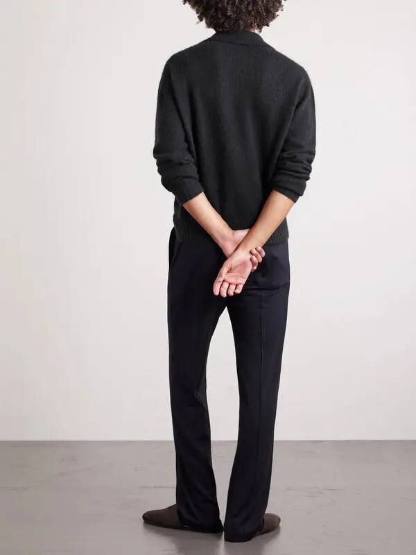 TOM FORD Cashmere And Silk-blend Polo Sweater