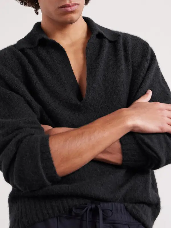 TOM FORD Cashmere And Silk-blend Polo Sweater