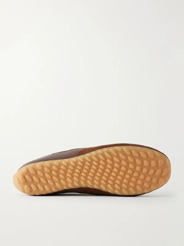 Alexander McQueen Suede-trimmed Shell Sneakers