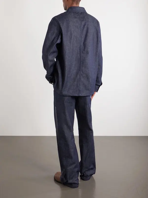 A.p.c. Fragment Printed Denim Jacket
