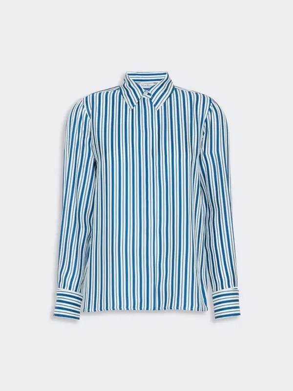 Max Mara Stripe-print Shirt - Silk