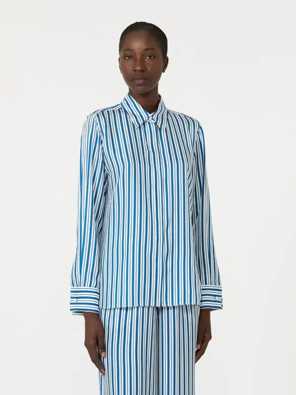 Max Mara Striped Twill Shirt