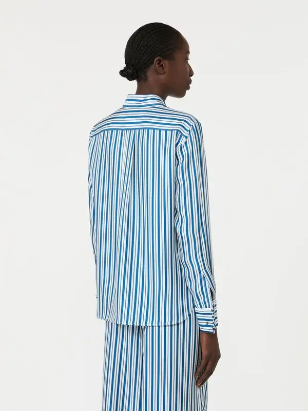 Max Mara Striped Twill Shirt