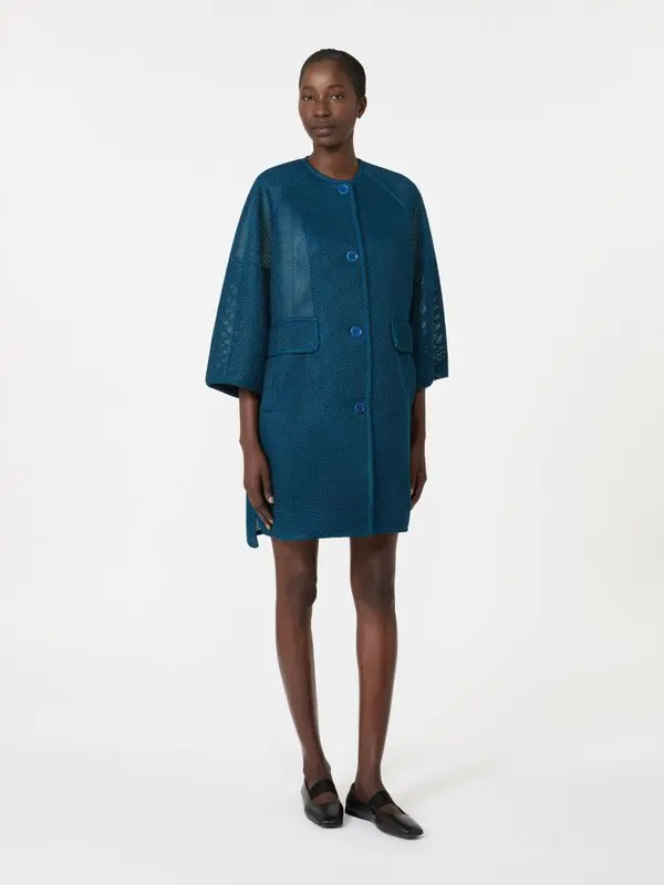 Max Mara Technical Mesh Coat