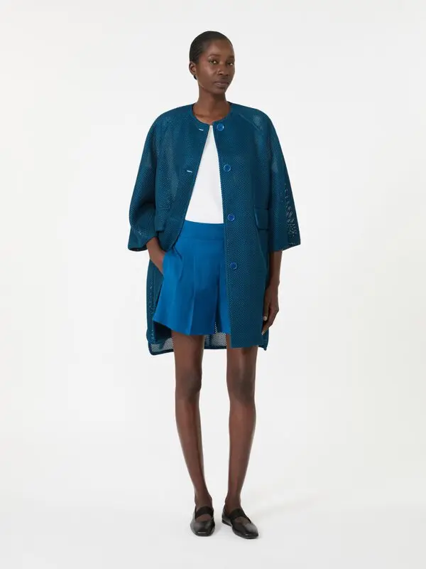 Max Mara Technical Mesh Coat