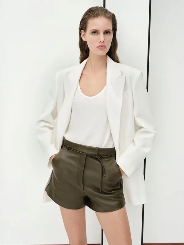 Max Mara Olimpia Piqué Jersey Jacket - White